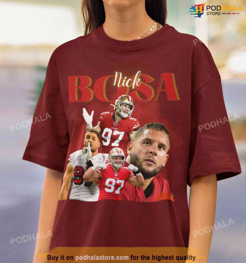 Nick Bosa Shirt, Nick Bosa Bootleg, San Francisco Football 49ers Gifts ...