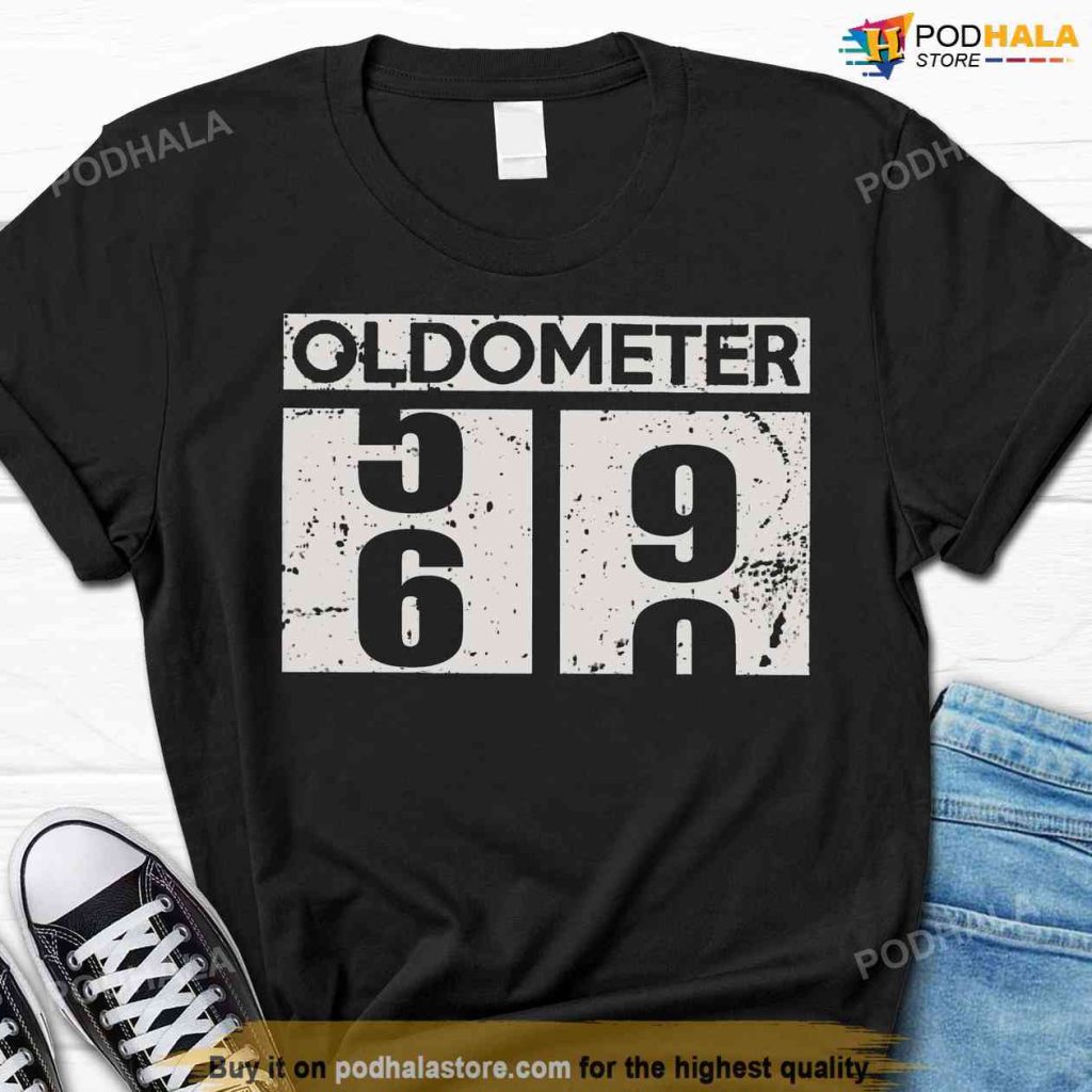 Oldometer 60th Birthday Shirt Dad Husband, 60th Birthday Ideas For Dad ...