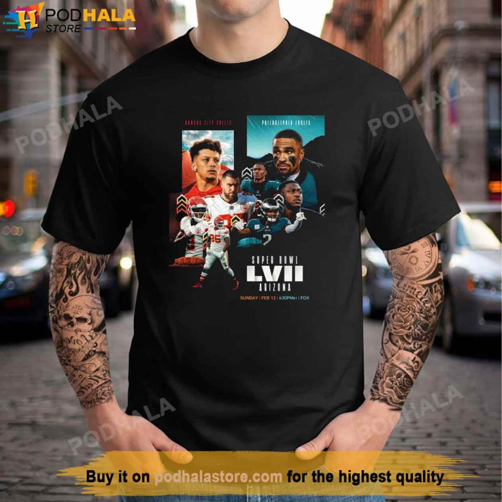 Kansas City Chiefs Vs Philadelphia Eagles Super Bowl LVII Shirt ...
