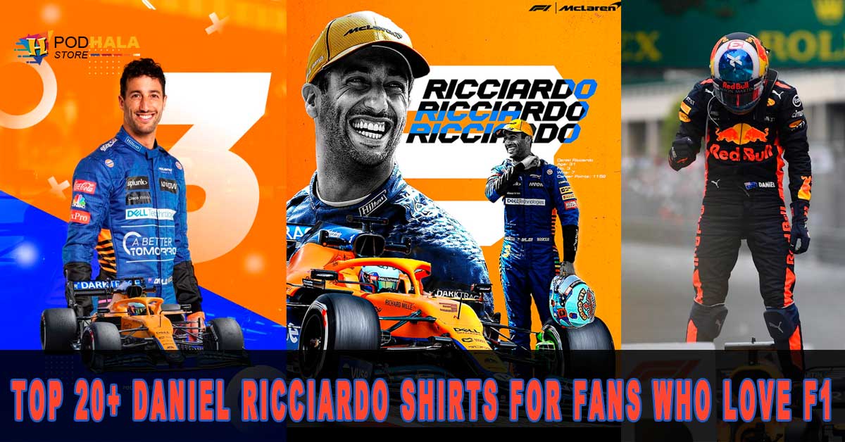 Race-Ready: Top 20+ Daniel Ricciardo Shirts for Fans Who Love F1