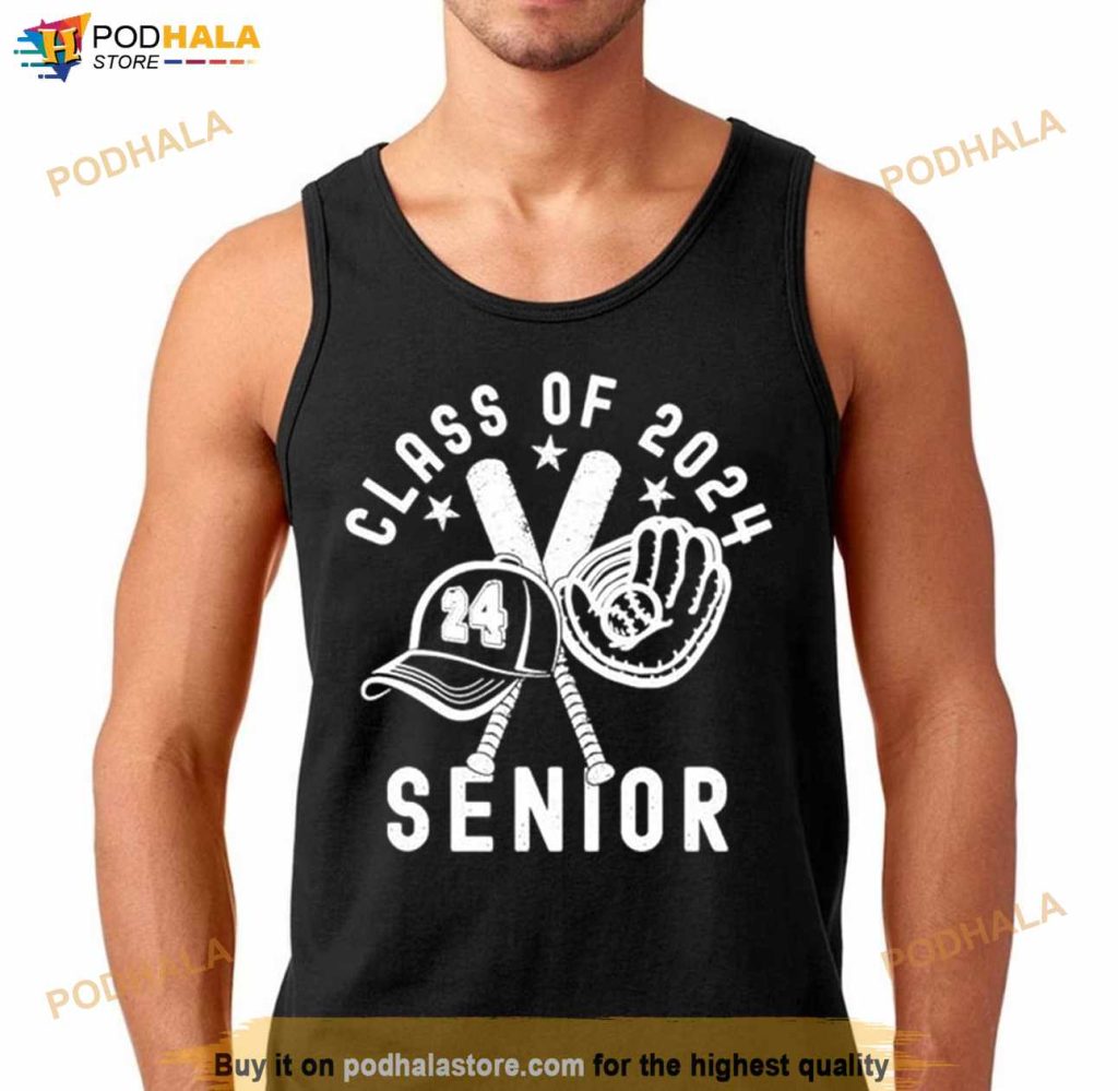 Class Of 2024 Senior Graduation Baseball Shirt - Podhalastore