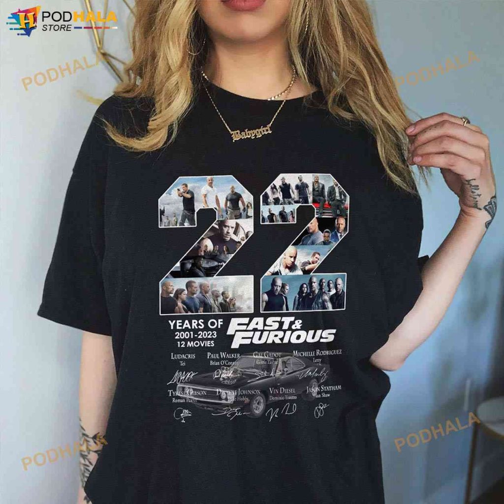 Fast And Furious Anniversary Shirt, Vin Diesel Shirt, Dom Toretto ...