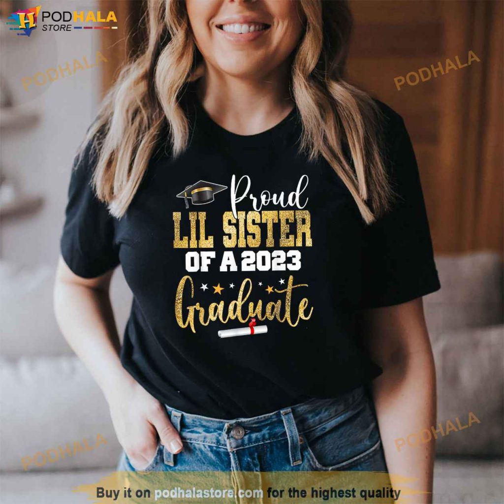 Proud Grandma Of A Class Of 2023 Graduate Senior Graduation Shirt ...