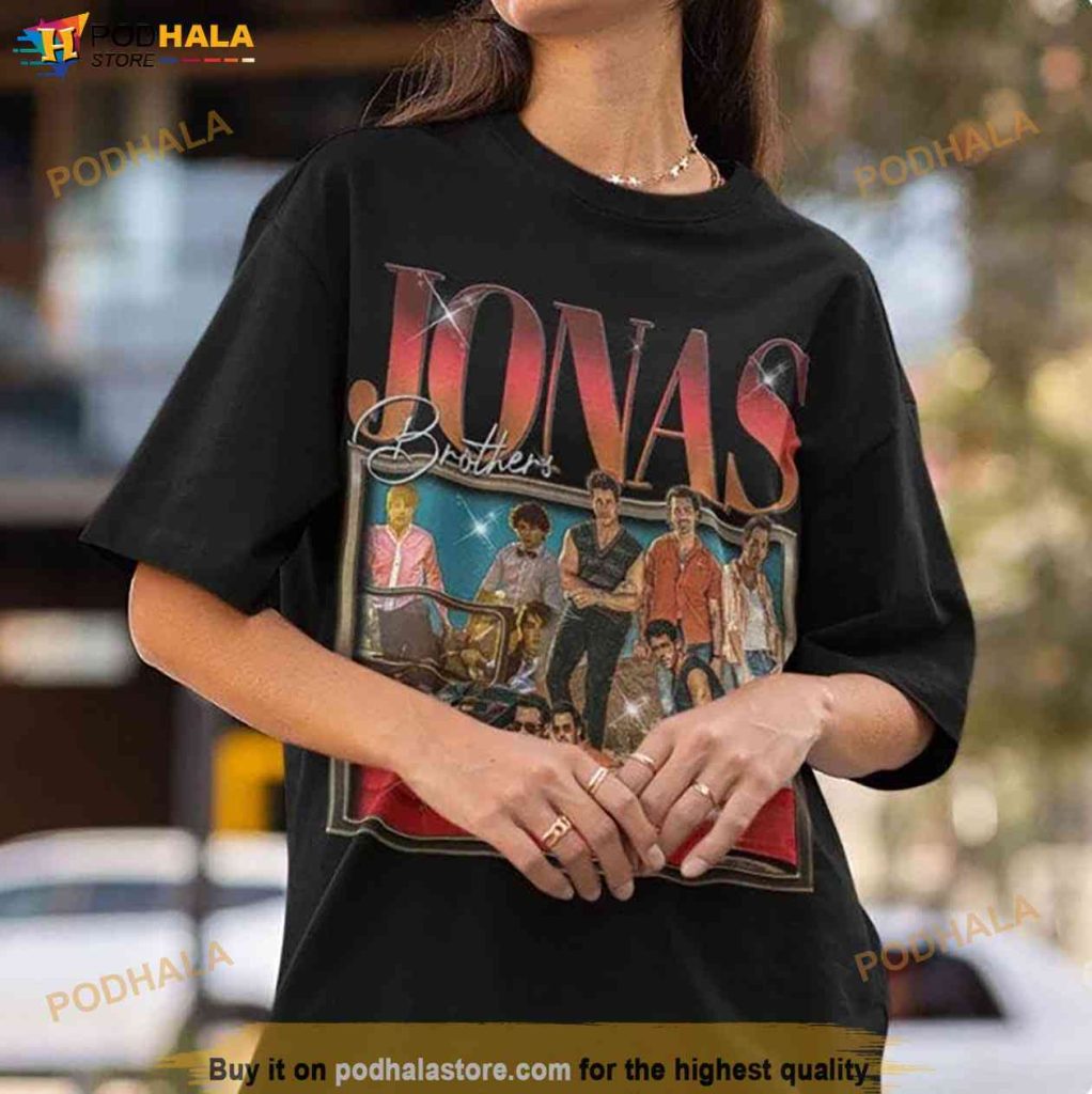Vintage JOE JONAS Shirt, Jonas Brothers Merch Gift - Podhalastore