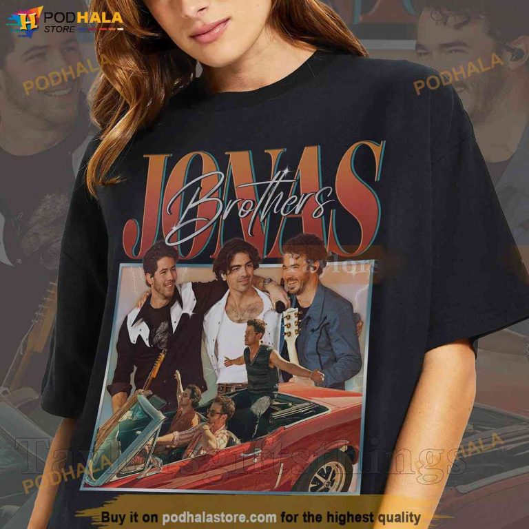 Vintage JOE JONAS Shirt, Jonas Brothers Merch Gift - Podhalastore