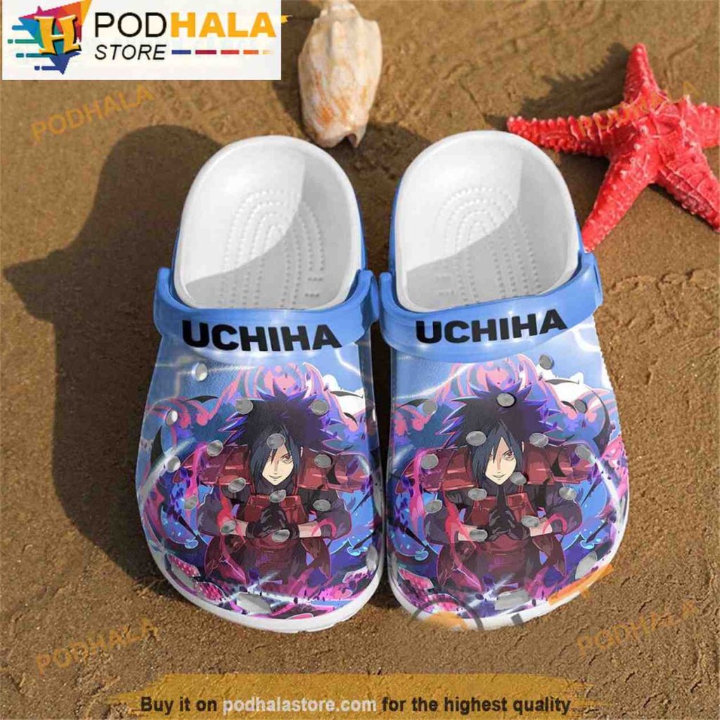 Anime Uchiha Madara Naruto 3D Crocs, Funny Crocs - Podhalastore