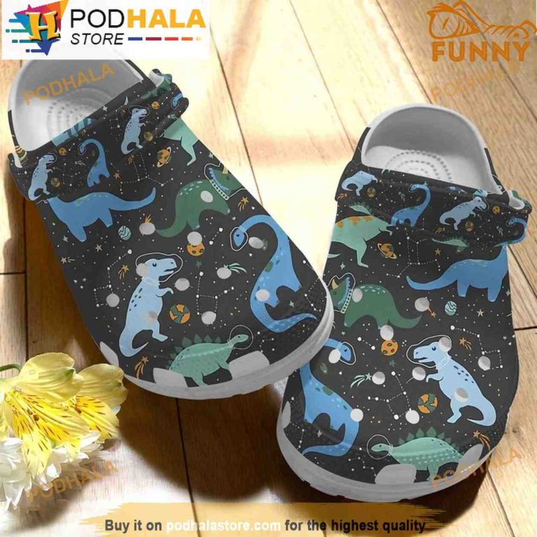 T Rex Dino 3D Funny Crocs - Podhalastore