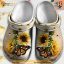 Butterfly On Sunflower Classic Crocs Clog Shoes - Podhalastore
