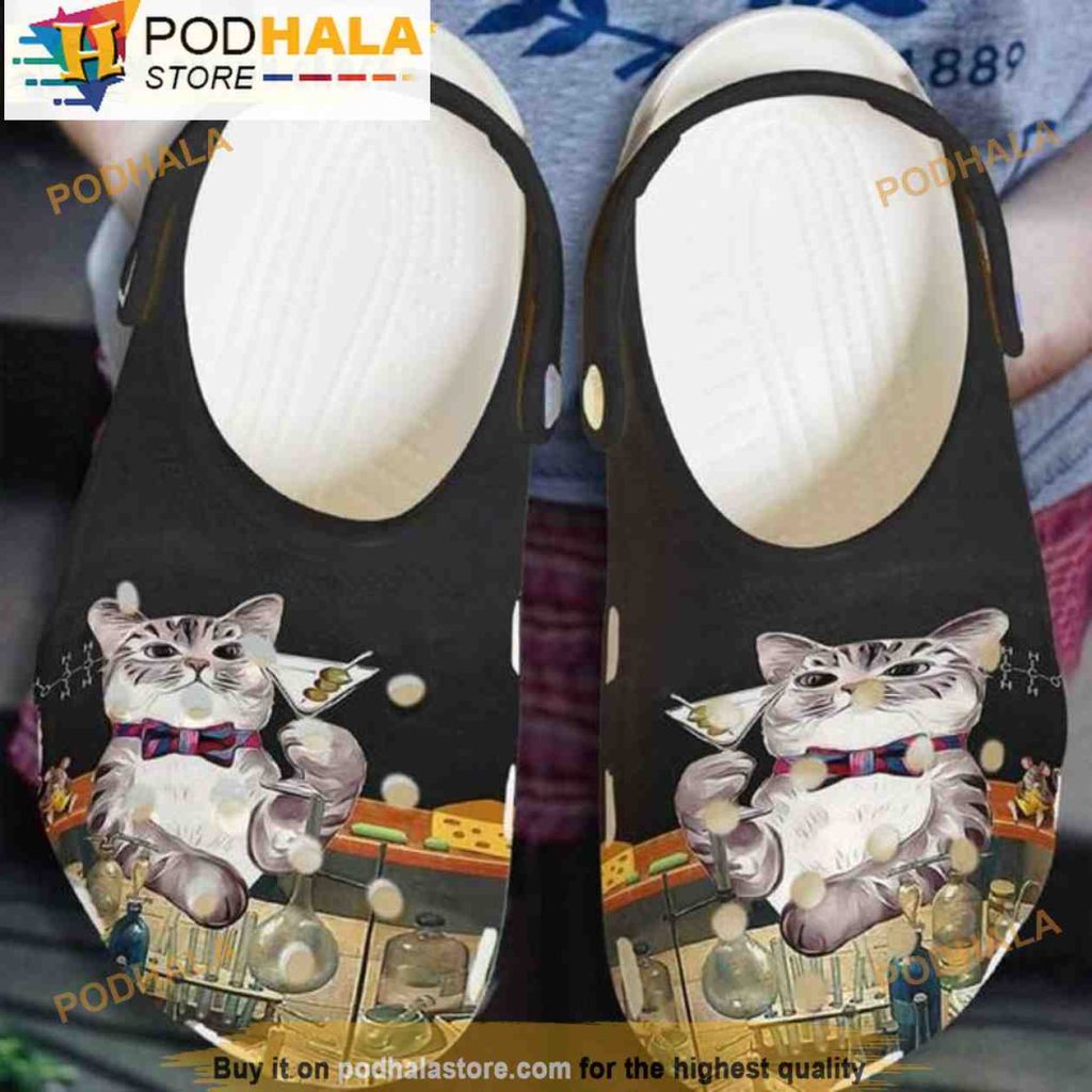 Galaxy Cat Sunflower 3D Crocs, Funny Crocs - Podhalastore