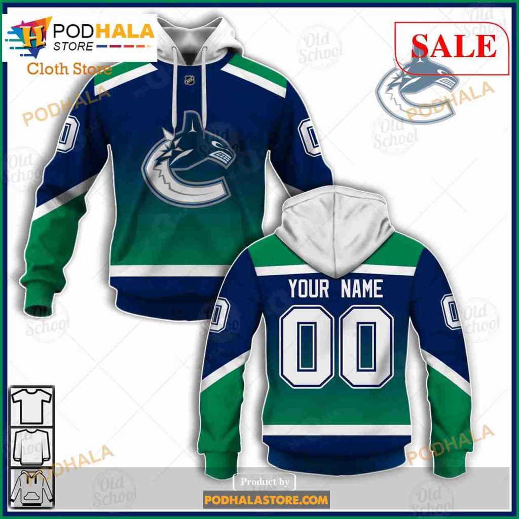Custom Customized Native Design NHL Vancouver Canucks Hoodie 3D ...