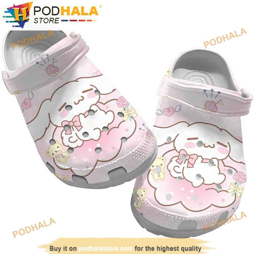 Hello Kitty Cafe 3D Crocs Clog Shoes, Funny Crocs - Podhalastore