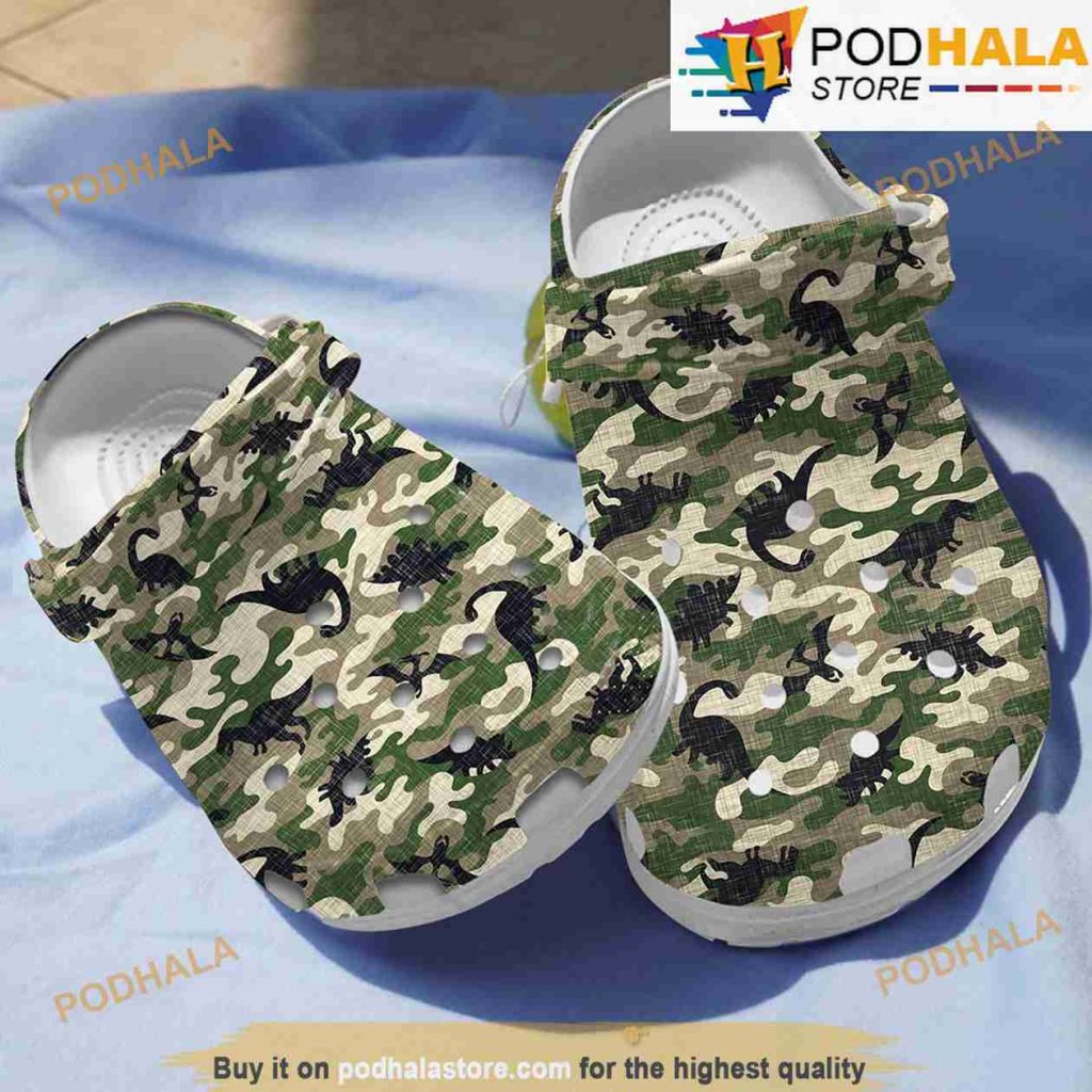 T Rex Dino 3D Funny Crocs - Podhalastore