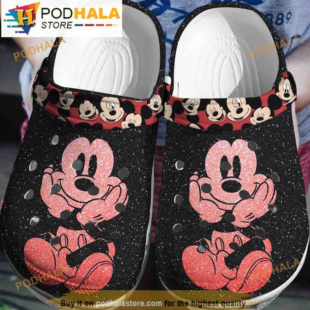 Disney My Happy Place Mickey Mouse Crocband 3D Crocs - Podhalastore
