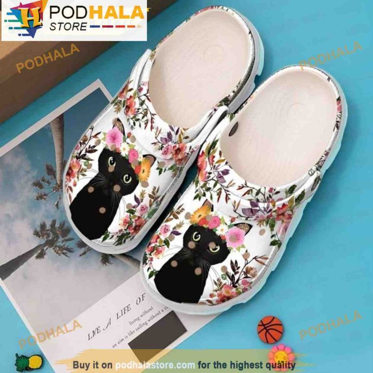 Galaxy Cat Sunflower 3D Crocs, Funny Crocs - Podhalastore