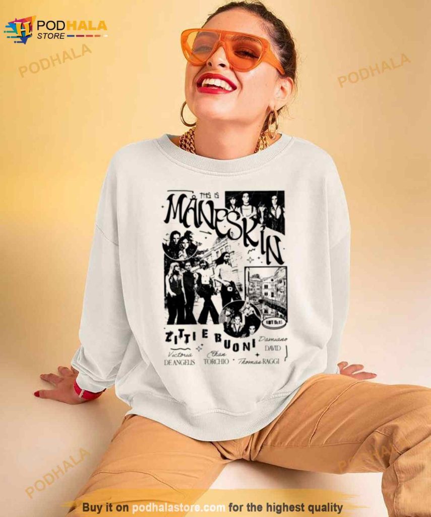 Flyer Style Maneskin Shirt - Podhalastore