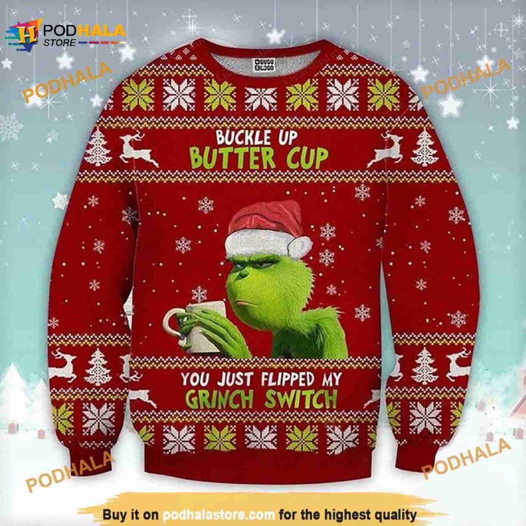 Grinch And Snoopy Friends Ugly Christmas Sweater - Podhalastore