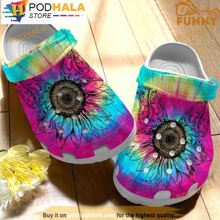 Personalized Name Beautiful Hippie Girl 3D Crocs - Podhalastore