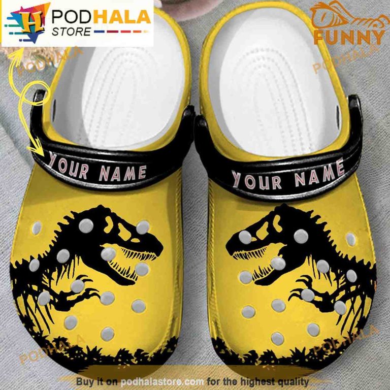 T Rex Dino 3D Funny Crocs - Podhalastore