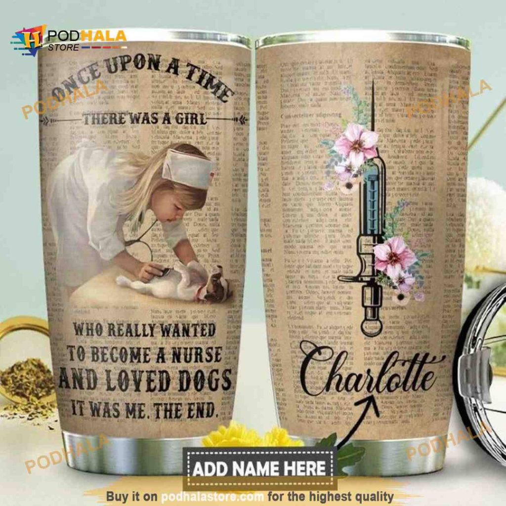 Nurse Wing Personalized Hippie Icon Medical Coffee Tumbler - Podhalastore