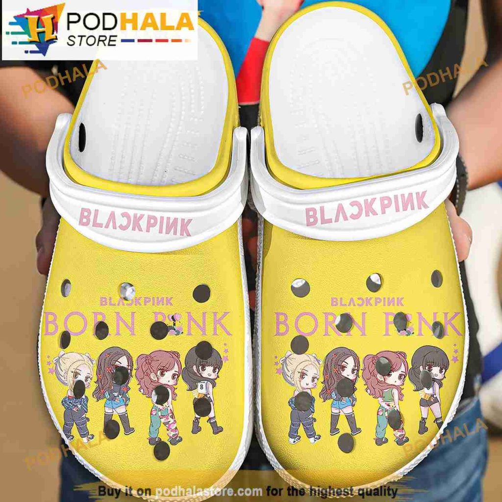 Funny Chibi Blackpink Crocband 3D Crocs - Bring Your Ideas, Thoughts ...