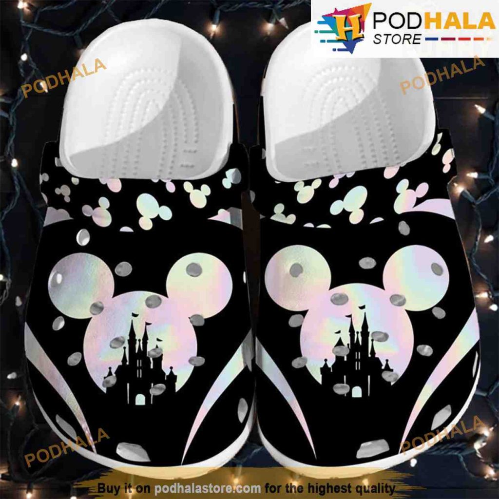 Mickey Mouse Tie Dye 3D Crocs Clog Shoes, Funny Crocs - Podhalastore