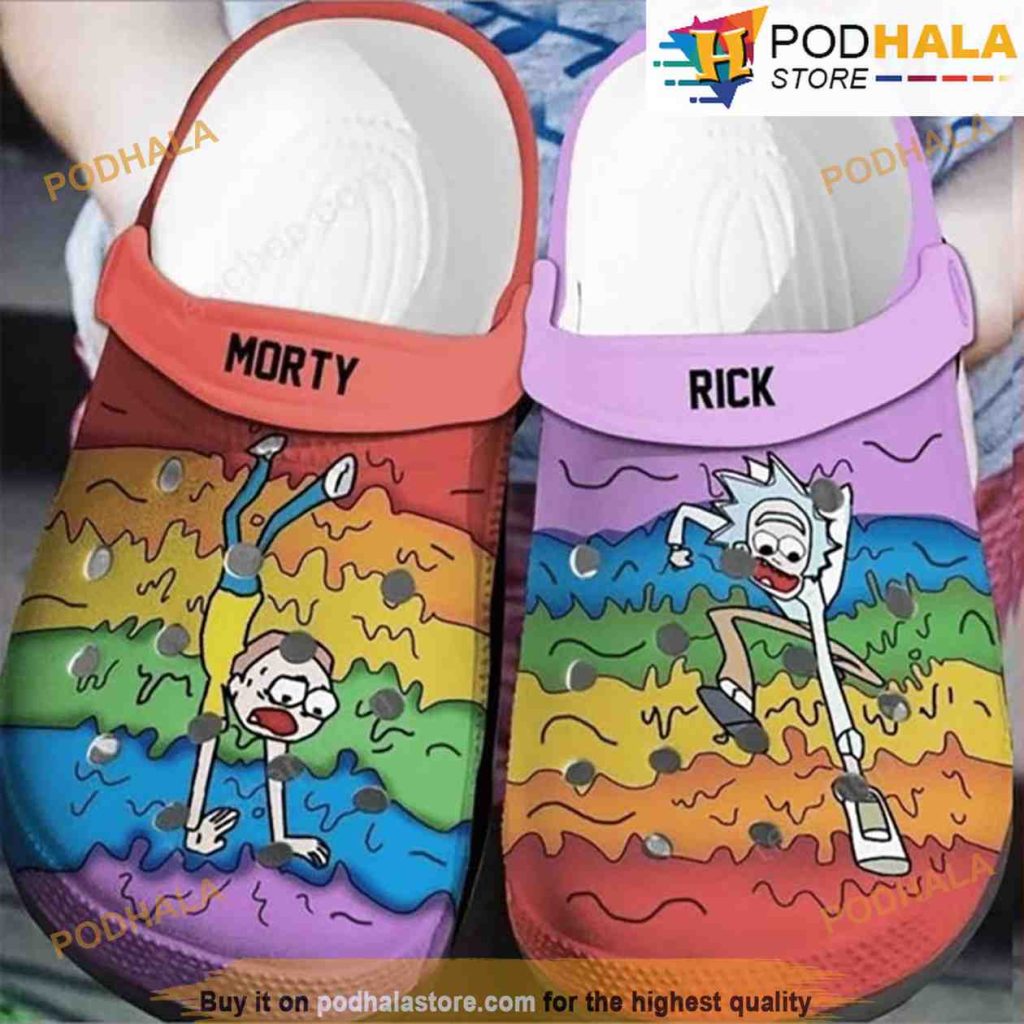Rick And Morty 3D Funny Crocs - Podhalastore