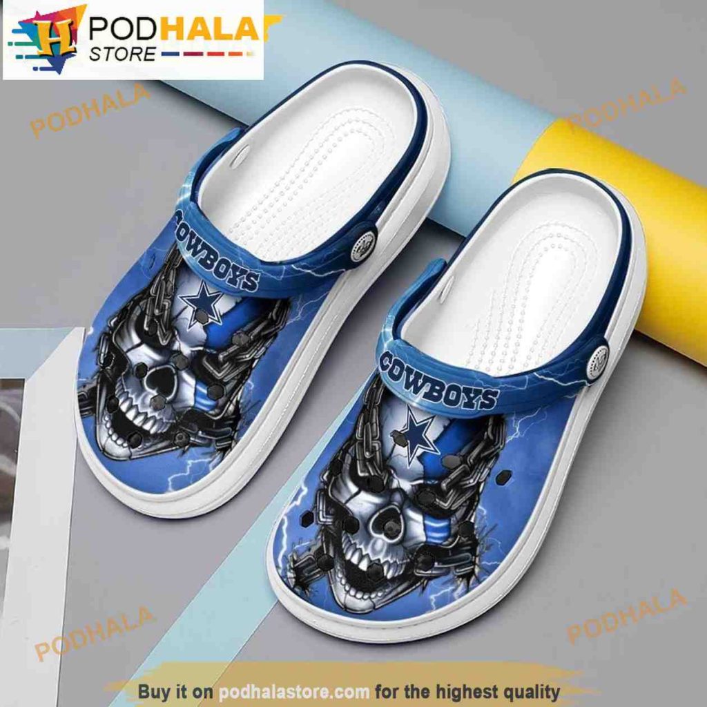 Skull And Rose 3D Funny Crocs - Podhalastore