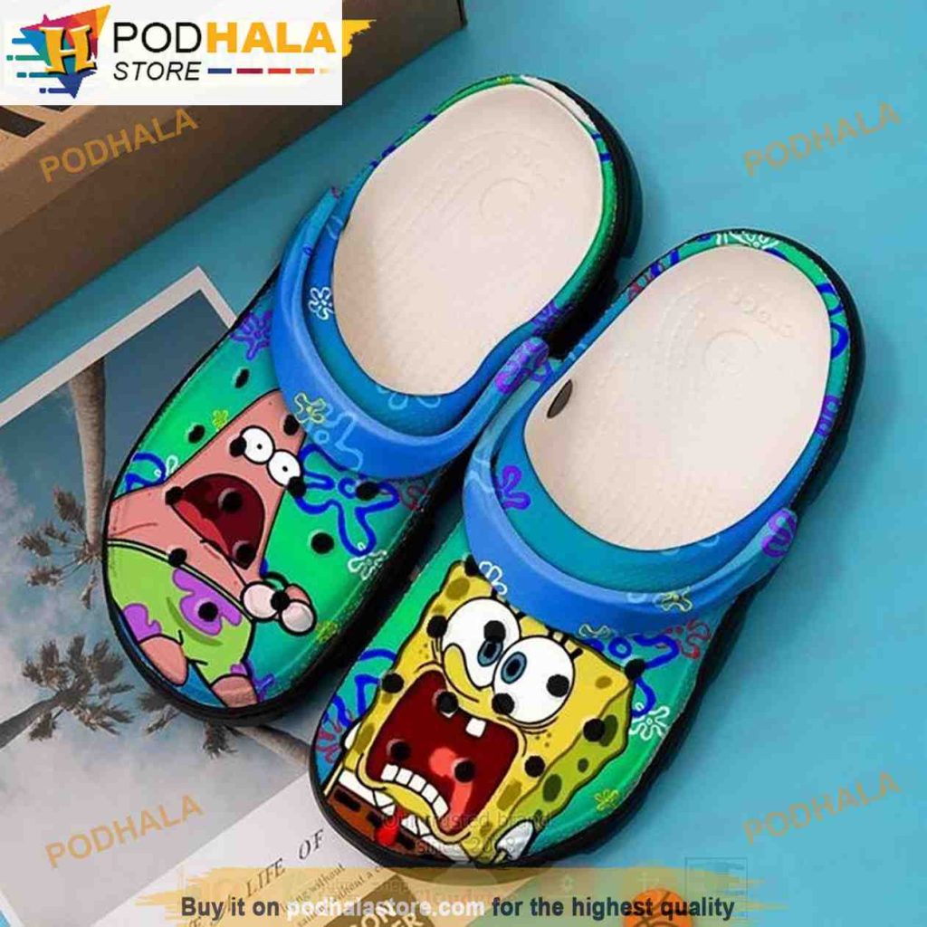 Spongebob And Patrick Star Funny 3D Funny Crocs - Podhalastore