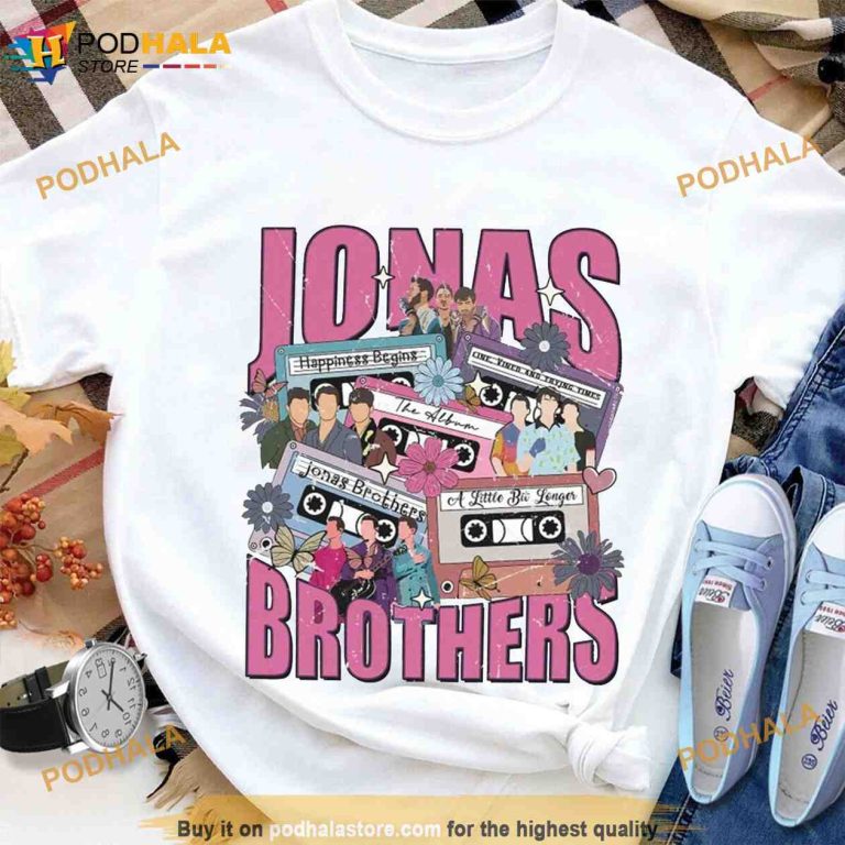 Jonas Brothers Five Albums One Night The Tour 2023 Shirt, Jonas ...