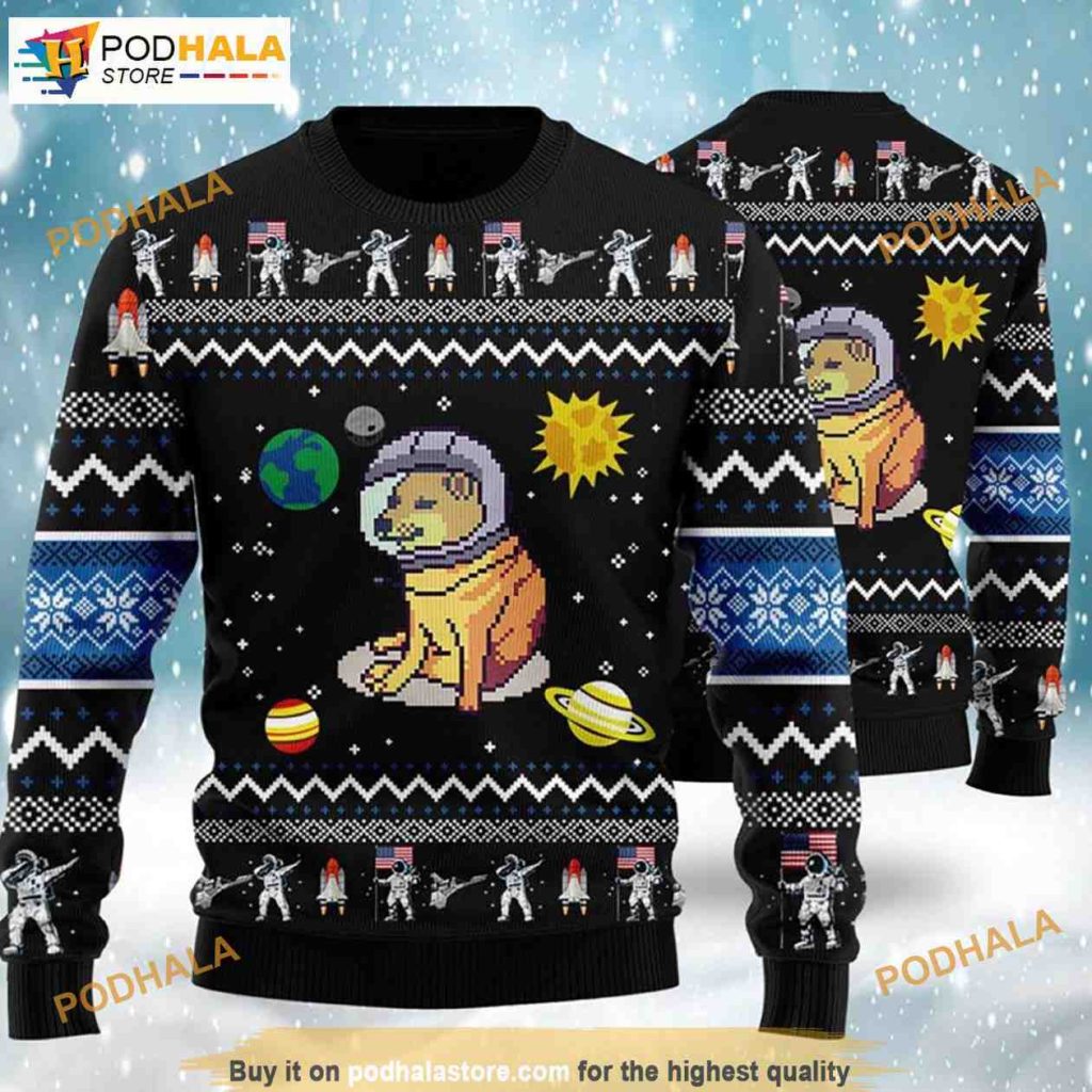Funny Cheems Meme Ugly Holiday Sweaters - Podhalastore