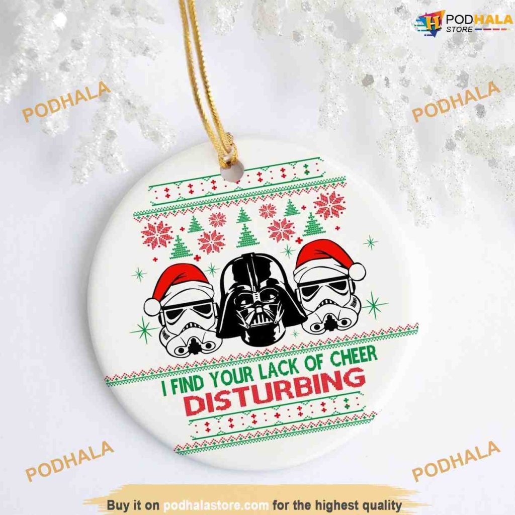 Darth Vader Cheer Disturbing Ornament, Star Wars Family Tree Decoration ...