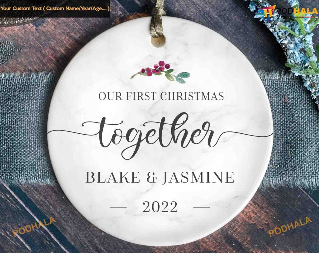 First Christmas Together Ornament, Personalized First Christmas ...