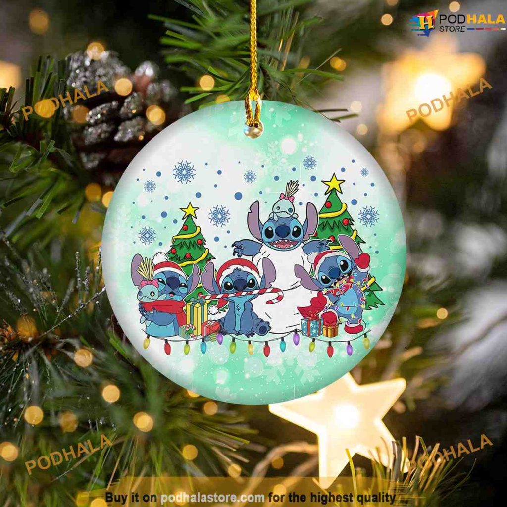 Stitch Christmas, Stitch Christmas Decorations, Lilo and Stitch ...