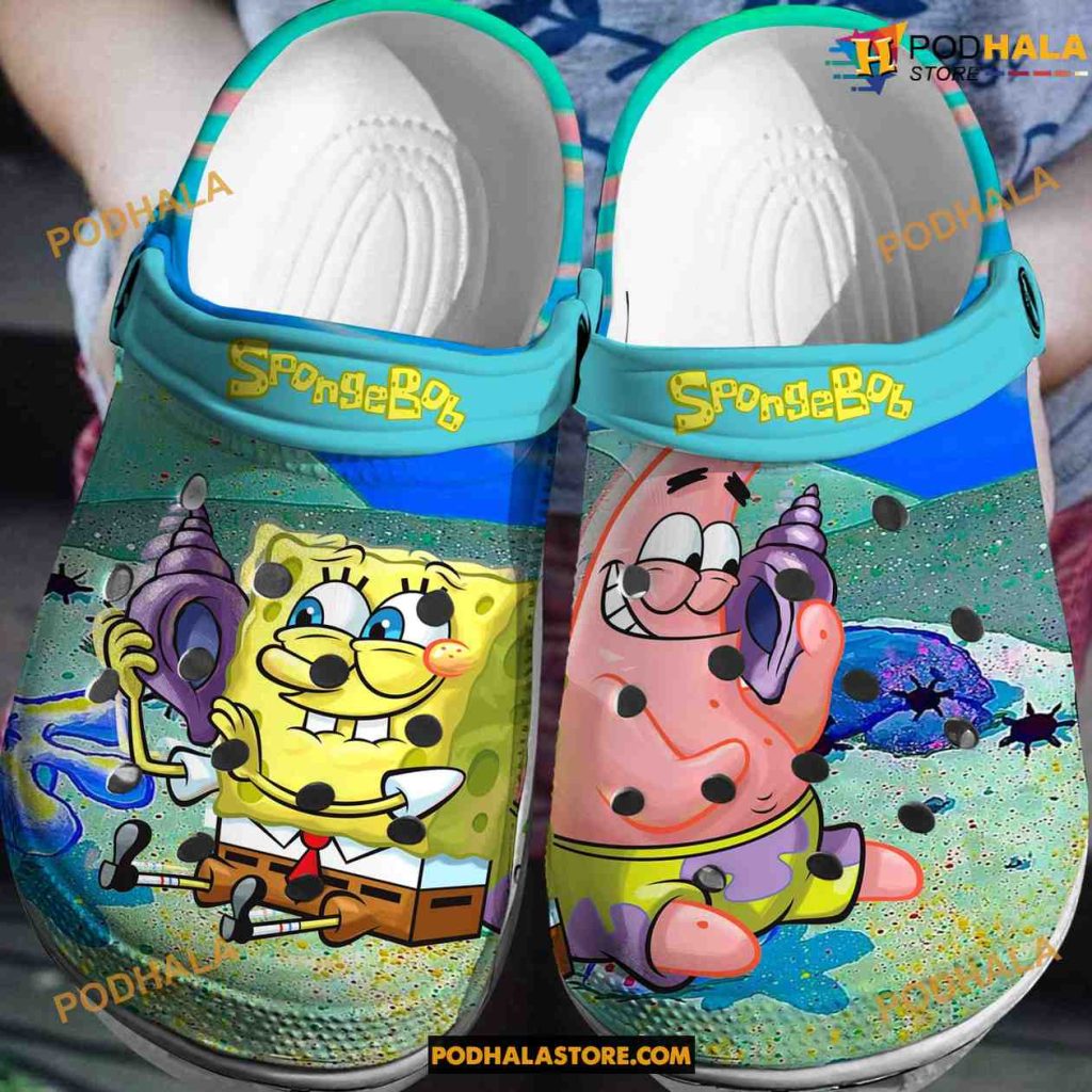 Undersea Fun with SpongeBob Spongebob Crocs Clog Shoes for Kids Adults ...