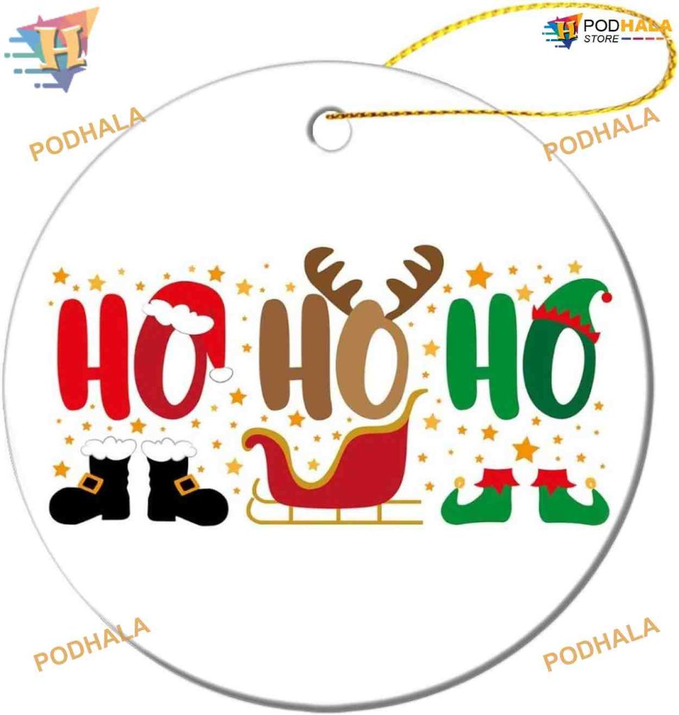 2023 Santa Hat & Boots Ornaments, Funny Christmas Ornaments for Family ...