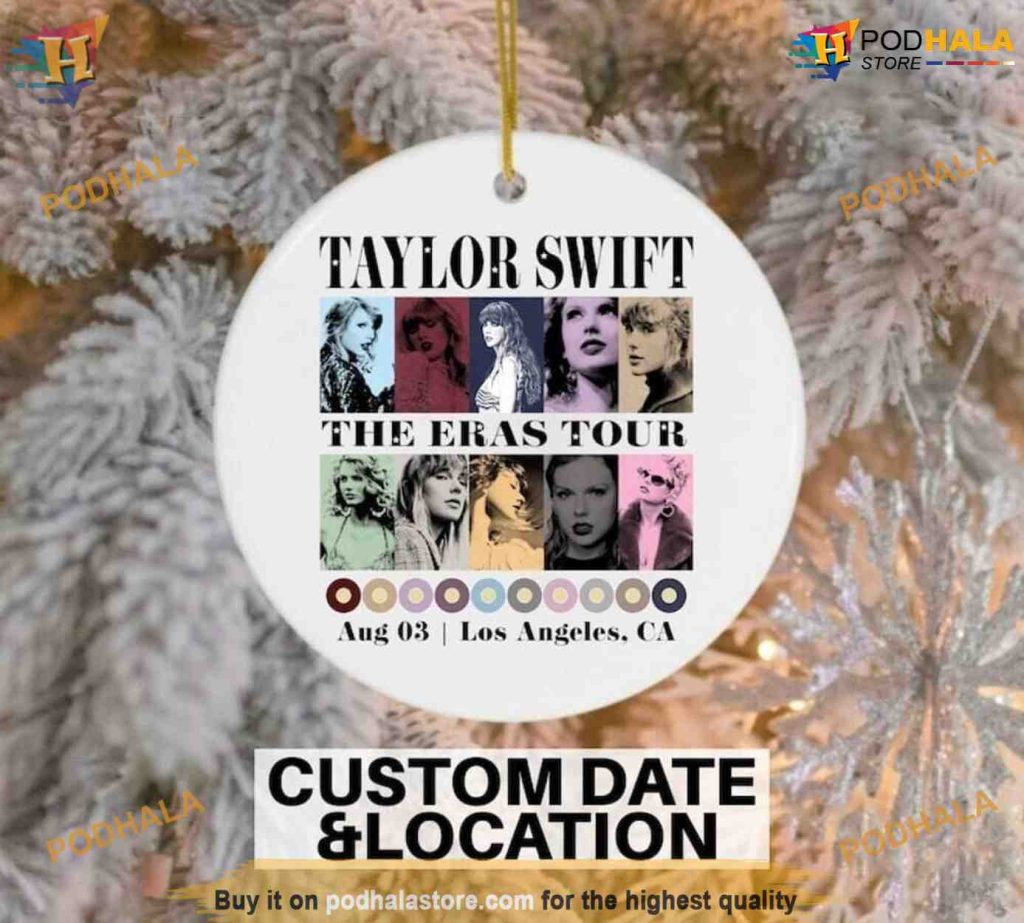 Custom Eras Tour Ornament, Swiftie Fan Christmas Decor, TS Eras 2023 ...