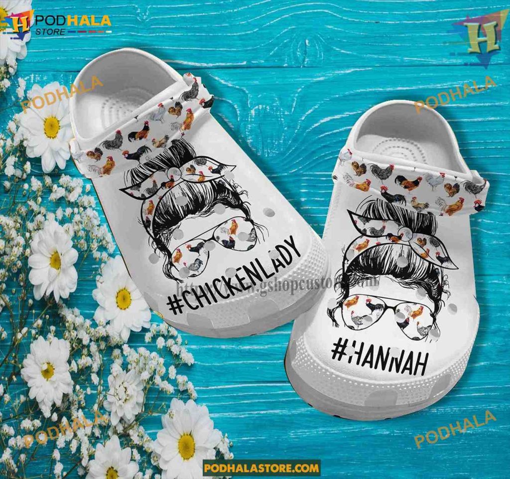 Farm Girl Chicken Crocs, Funny Crocs for Mother's Day - Podhalastore