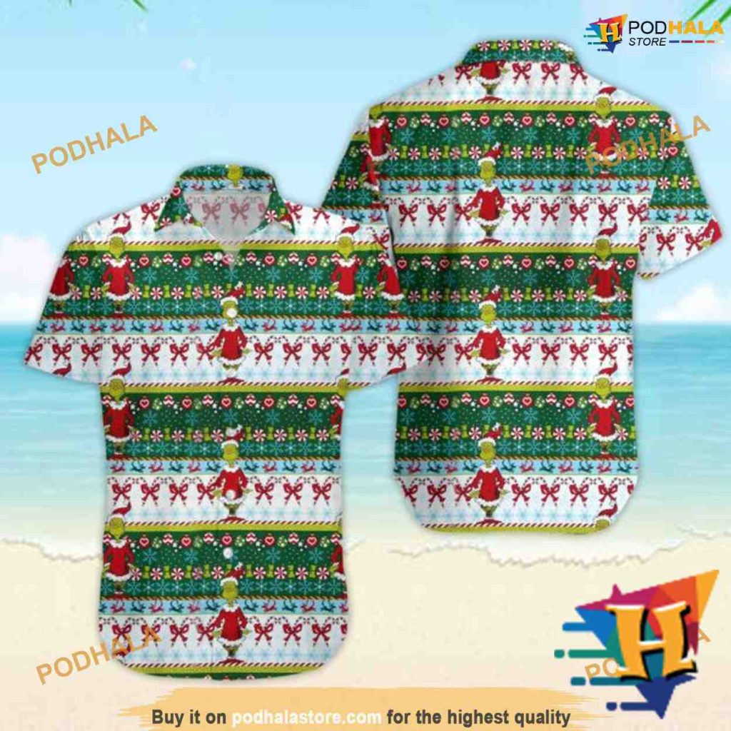 Grinch Xmas Tropical Shirt Fun, Funny Christmas Gift Ideas - Podhalastore