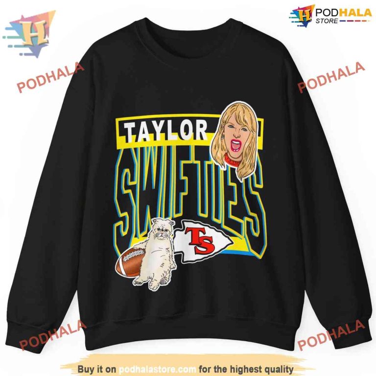 Taylor Swift Swiftie Kansas chiefs Sweatshirt, Team Logo Birthday ...