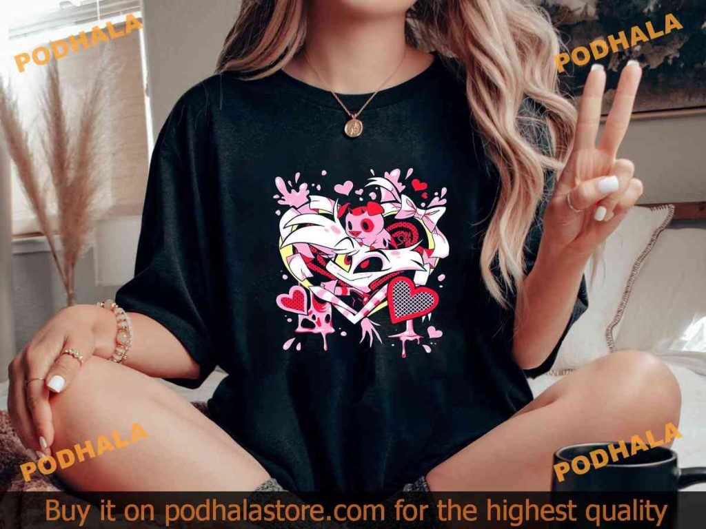 Angel Dust Hazbin Hotel Shirt, Helluva Boss Characters Sweatshirt ...