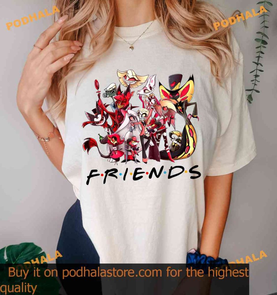 Hazbin Hotel Characters Apparel Shirt, Cartoon Merch and Helluva Boss ...