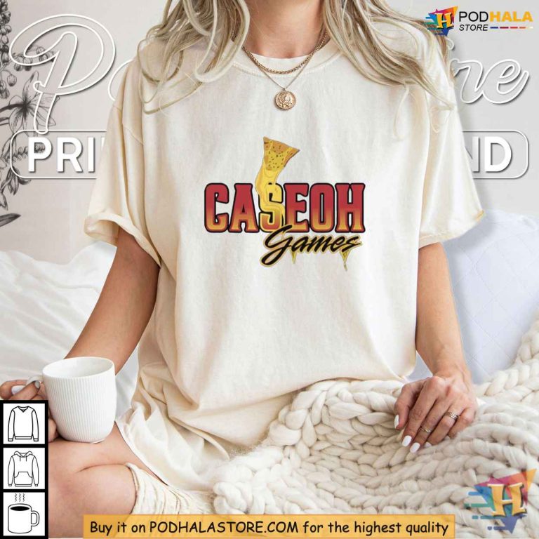 Get Your Caseoh Merch, Funny Gaming and Cheese Shirt for Gamers ...