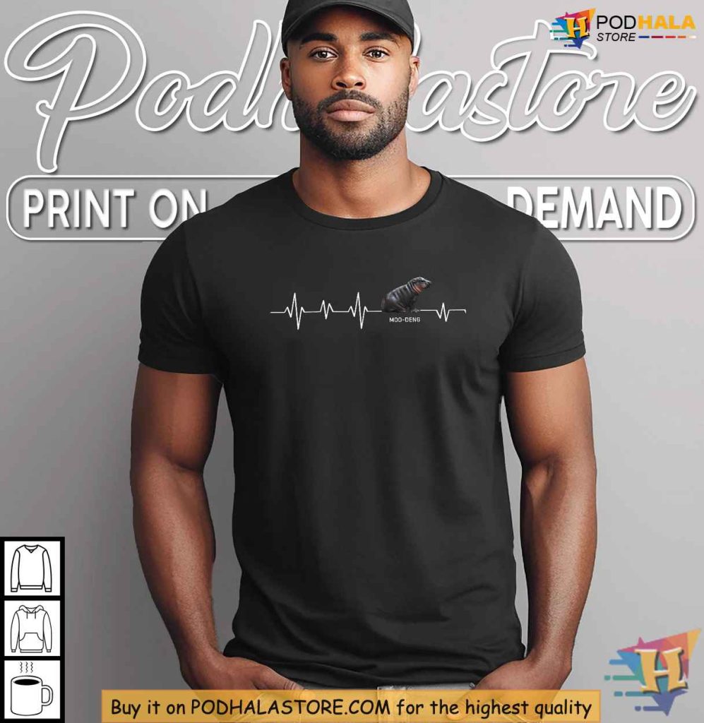Moo Deng Meme Shirt, Viral Pop Culture Animal Fashion for Meme Lovers ...
