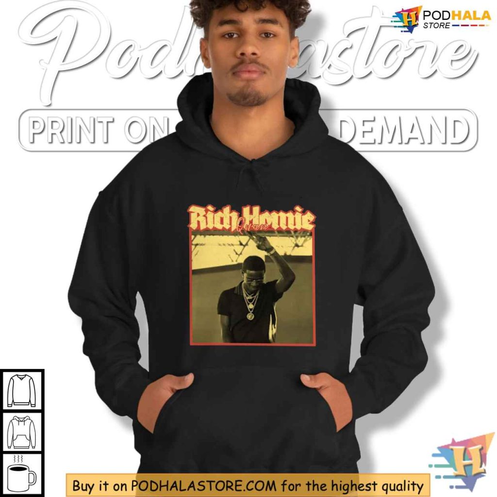 Rich Homie Quan Tribute Shirt, Memorial T-Shirt for Fans, 1989-2024 ...