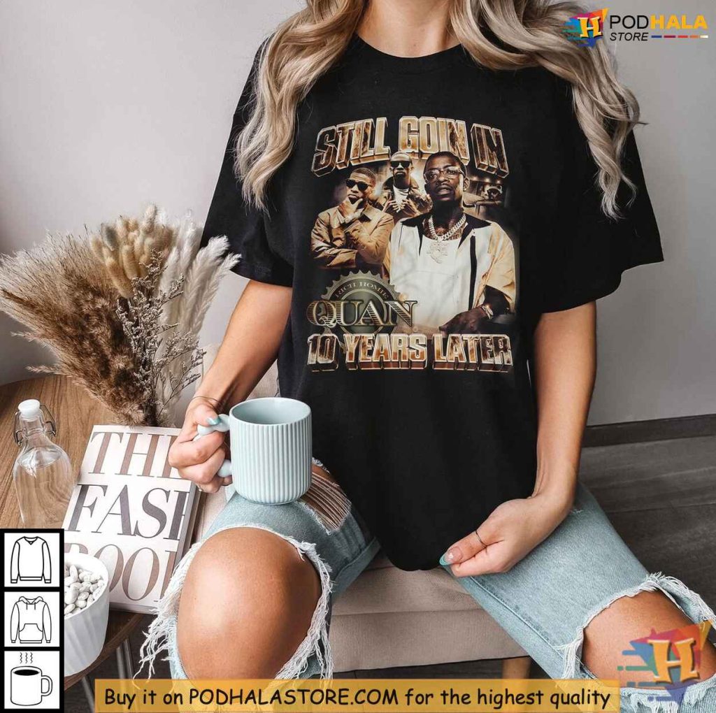 Rich Homie Quan Shirt, Tribute to Atlanta Rapper, Remembering His ...