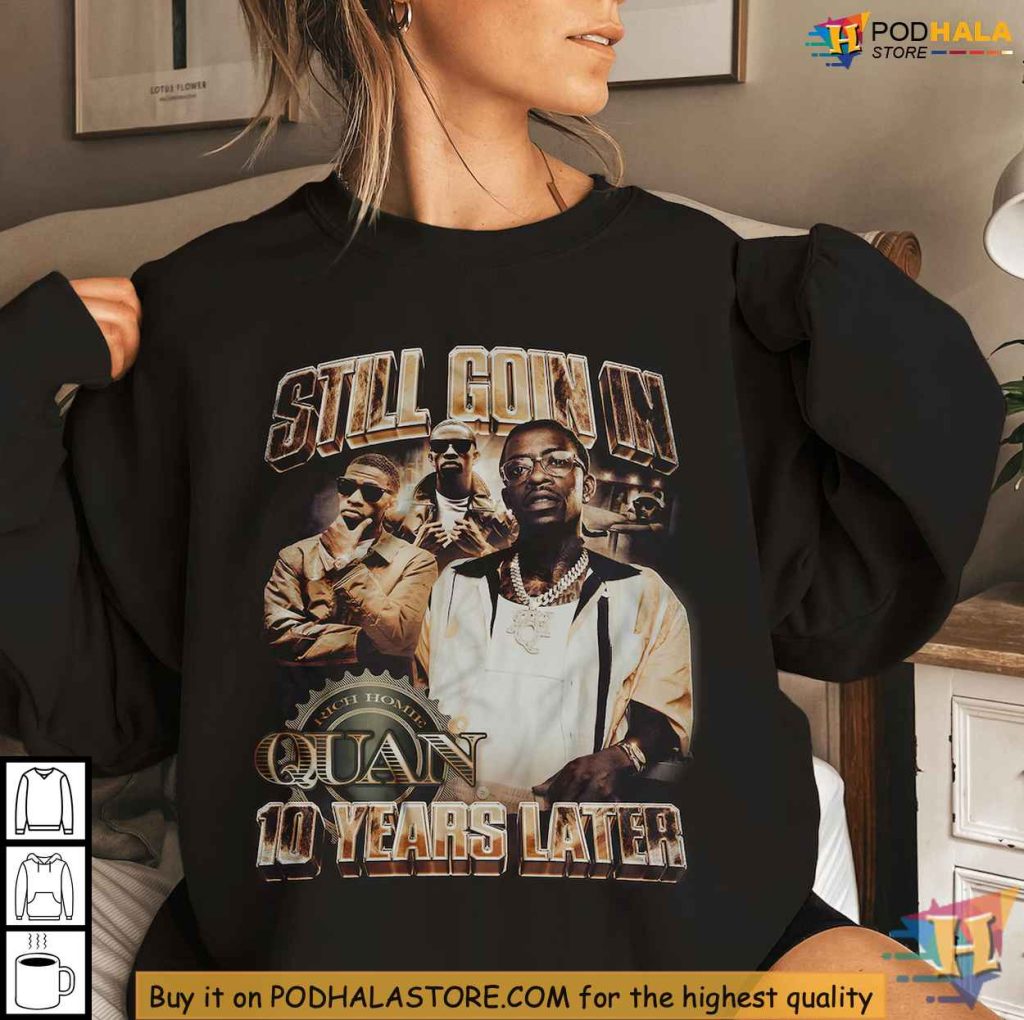 Rich Homie Quan Shirt, Tribute to Atlanta Rapper, Remembering His ...