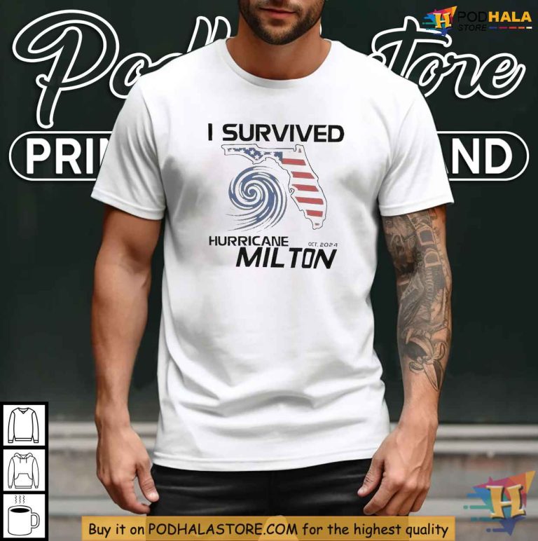 I Survived Hurricane Milton Shirt, Pray for Florida, Florida Strong ...