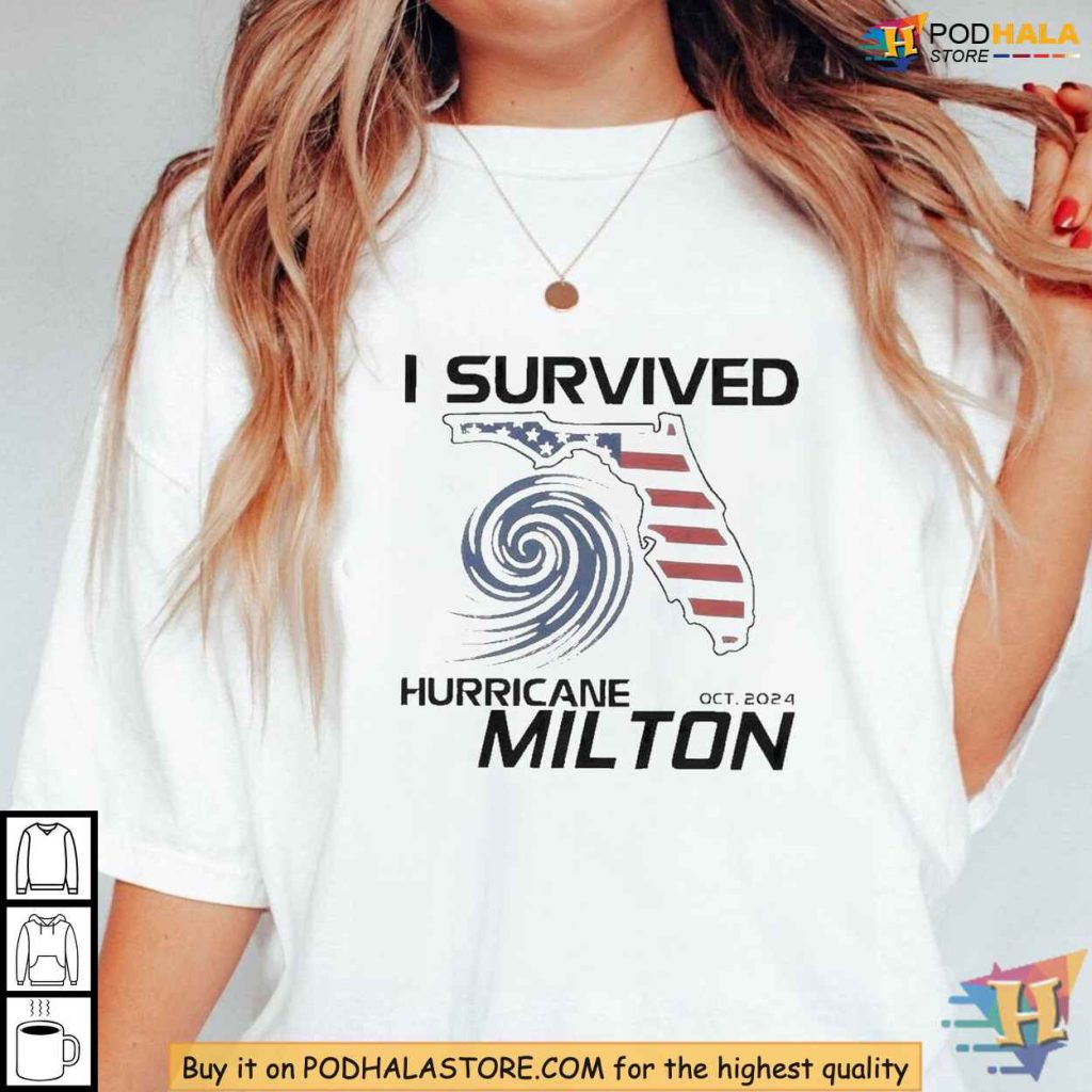 I Survived Hurricane Milton Shirt, Pray for Florida, Florida Strong ...