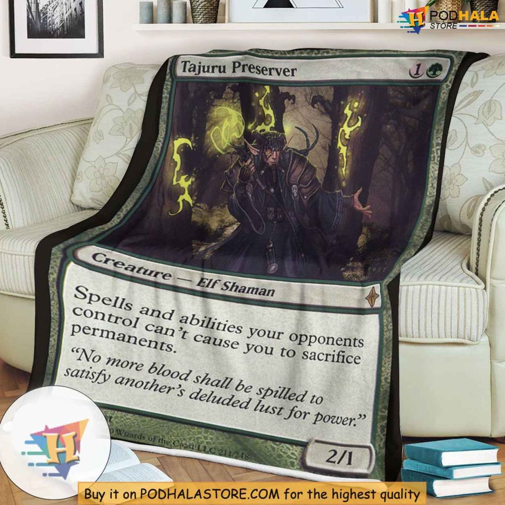 Roe-211 Tajuru Preserver Magic The Gathering Blanket for Fantasy Game ...