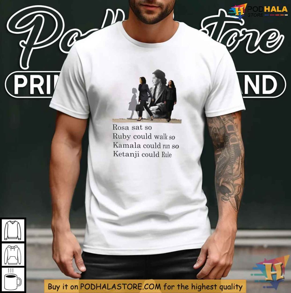Rosa Parks and Kamala Shirt, Ruby Bridges Walks, Kamala Runs ...